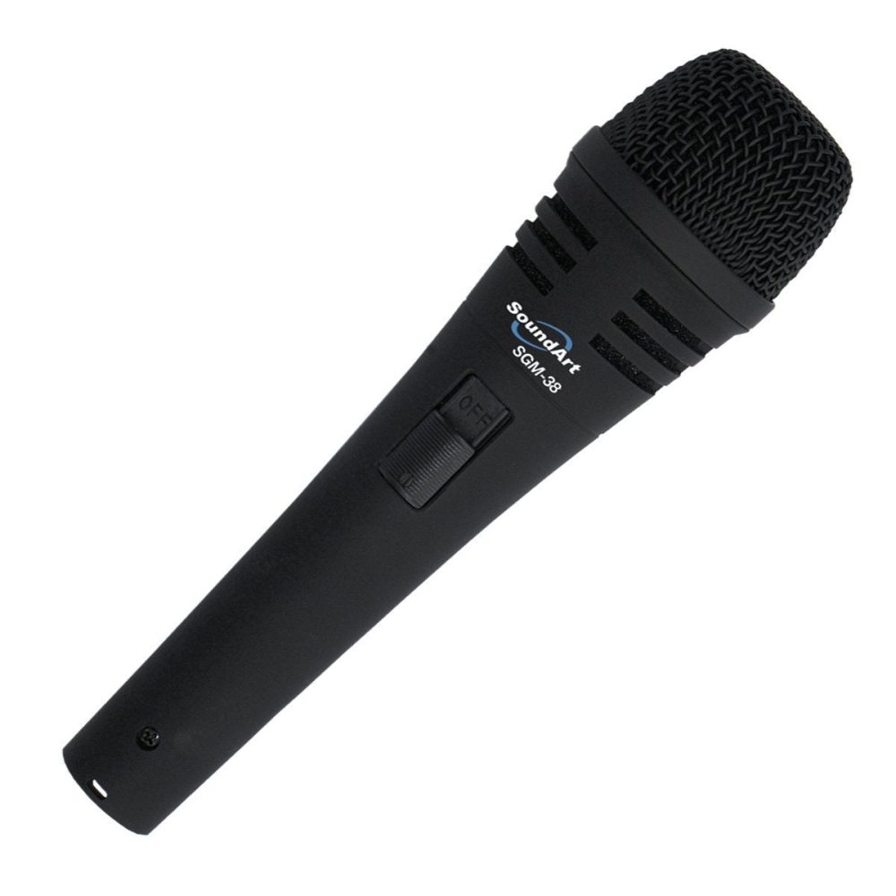 SoundArt SGM-38 Hand-Held Dynamic Microphone with Protective Bag ...